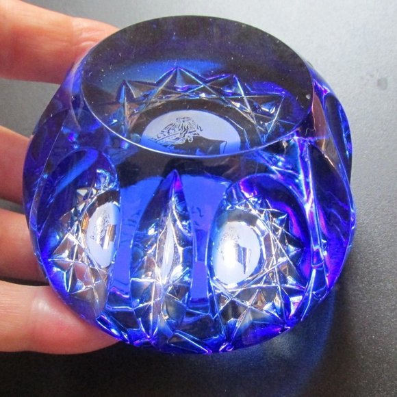 WEBB CORBETT | Accents | Crystal Paperweight With Etched Queen England ...